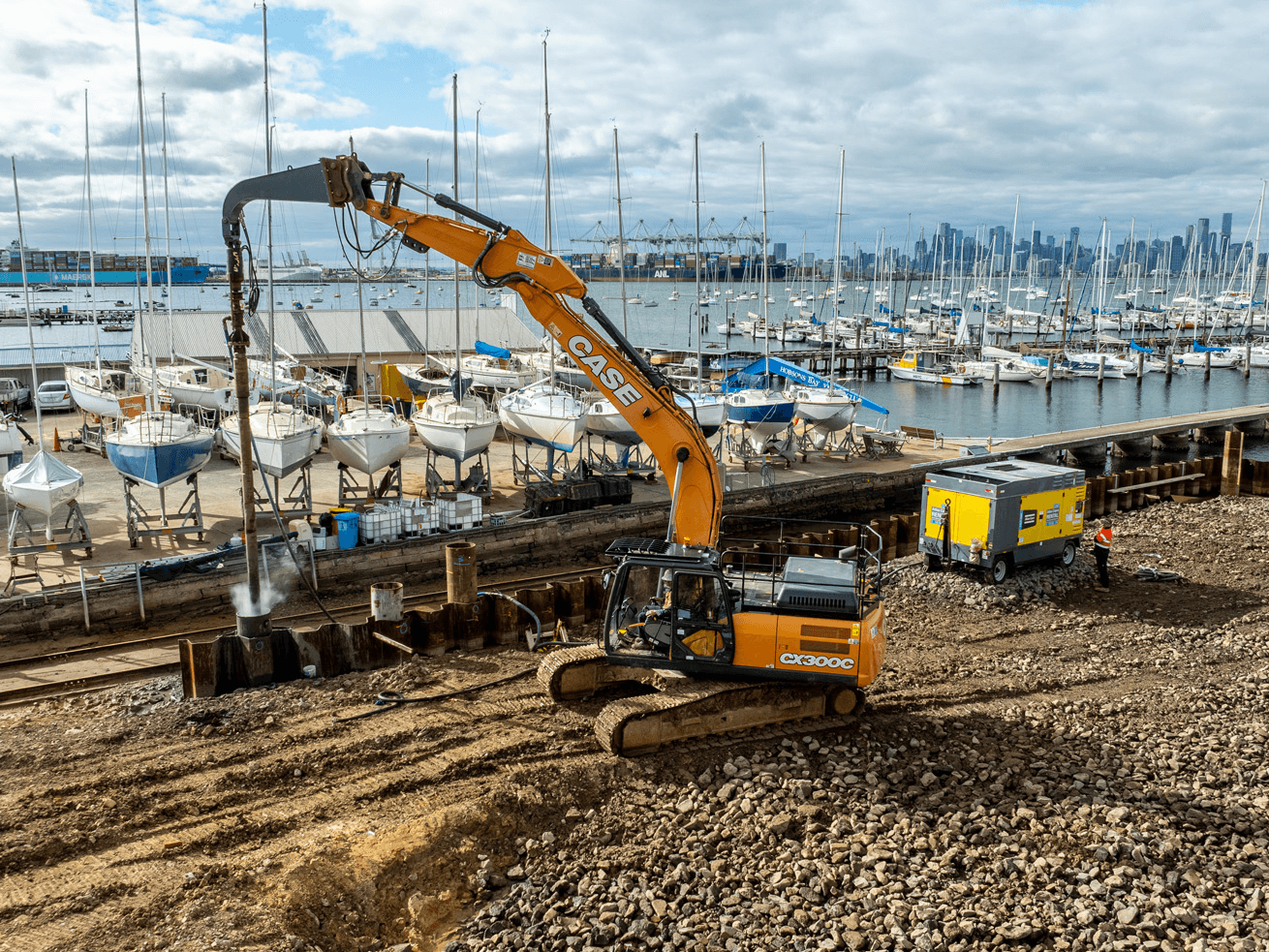Civil and Marine Construction for Waterfront Infrastructure